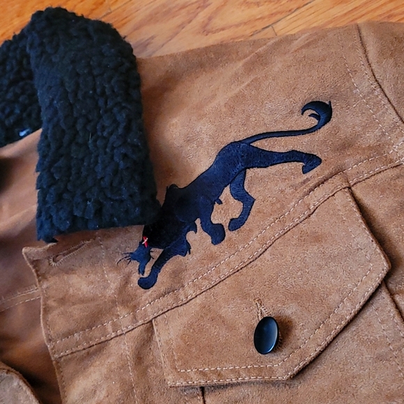 Disney | Jackets & Coats | Lion King Scar Jacket Large Brown Faux Fur ...